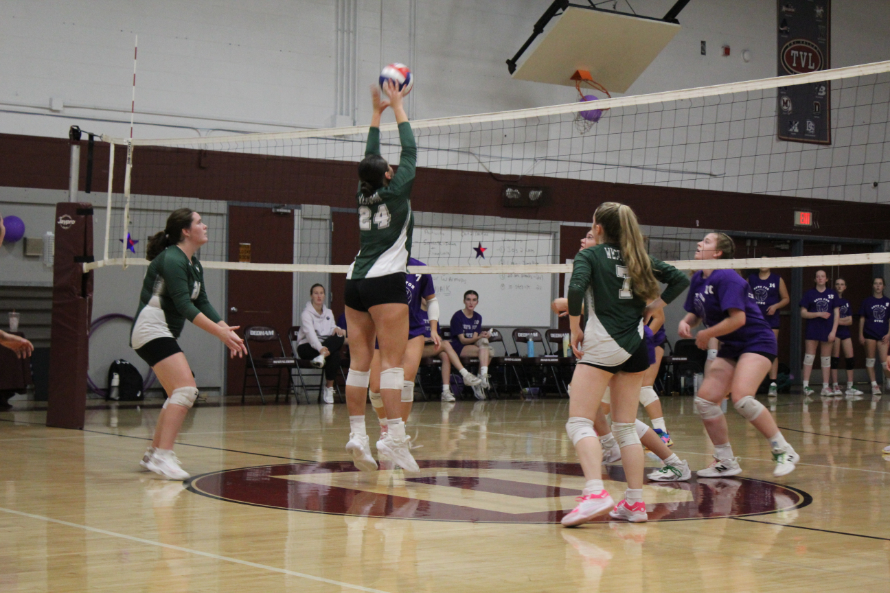 Girls’ volleyball dominates Dedham - Hometown Weekly